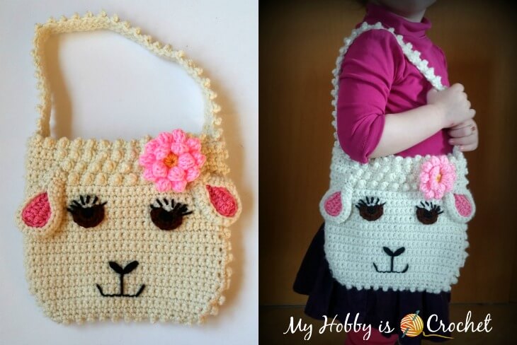 My Hobby Is Crochet: Darling Sheep Purse - Free Crochet Pattern