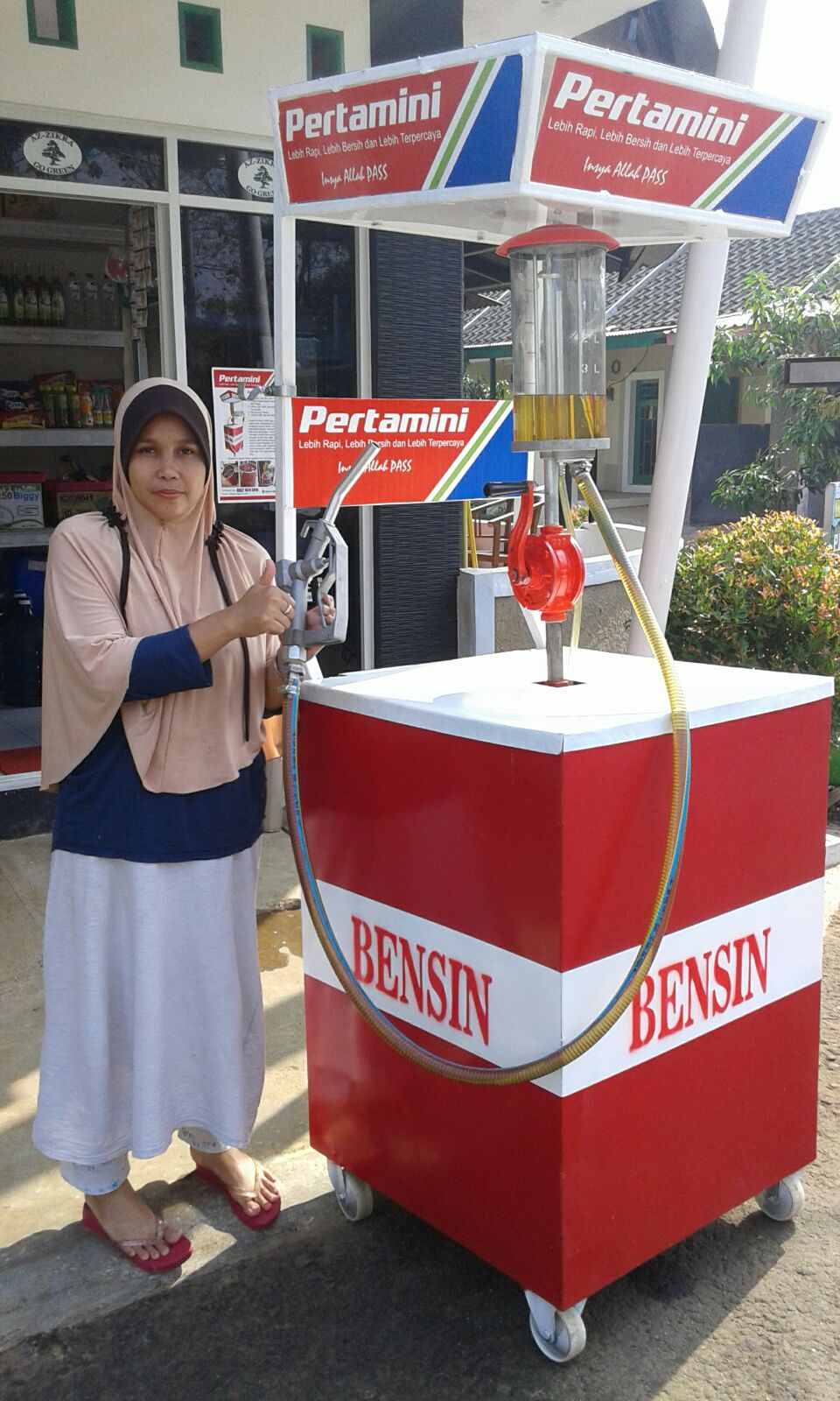 Pom Bensin Mini Pertamina Murah | Produsen Pertamini Berkah Az-Zikra