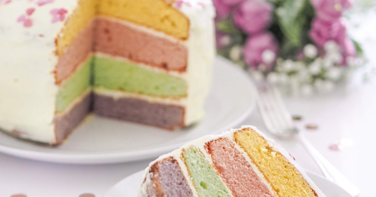 Pastel Layer Cake Recipe | Katie Kirk Loves