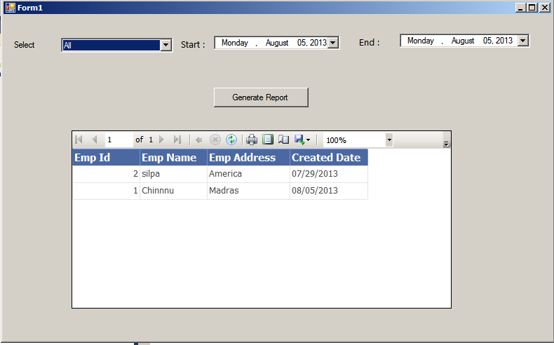 how to create rdlc report in c# windows application | SharePoint