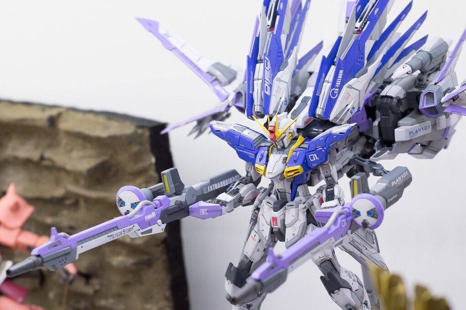 Custom Build: MG 1/100 Freedom Gundam ver. 2.0 METEOR Storm Type II ...