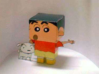 papercraft shinchan | SangPemisah
