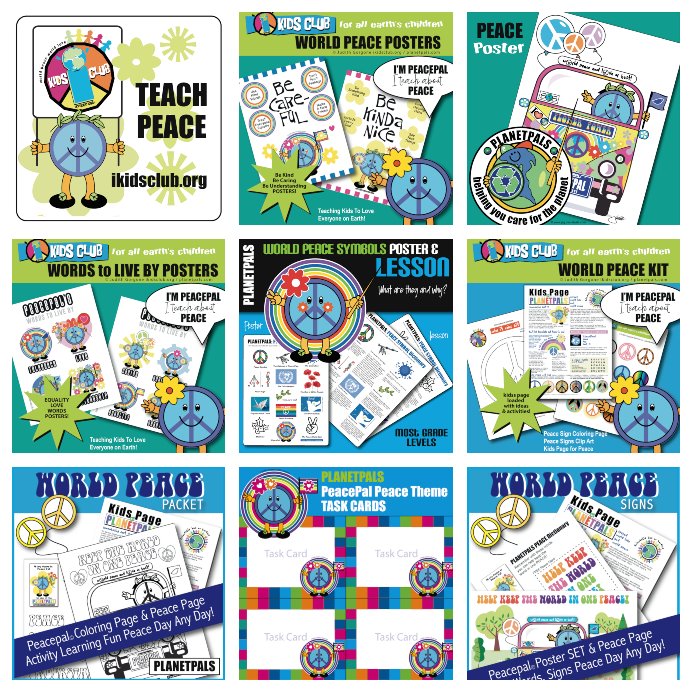 A small sample of the Peace Activities Available