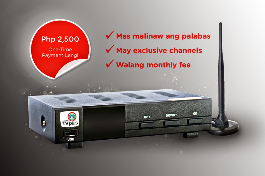 The ABS-CBN TVplus is a digital black box that delivers digitally clear ...