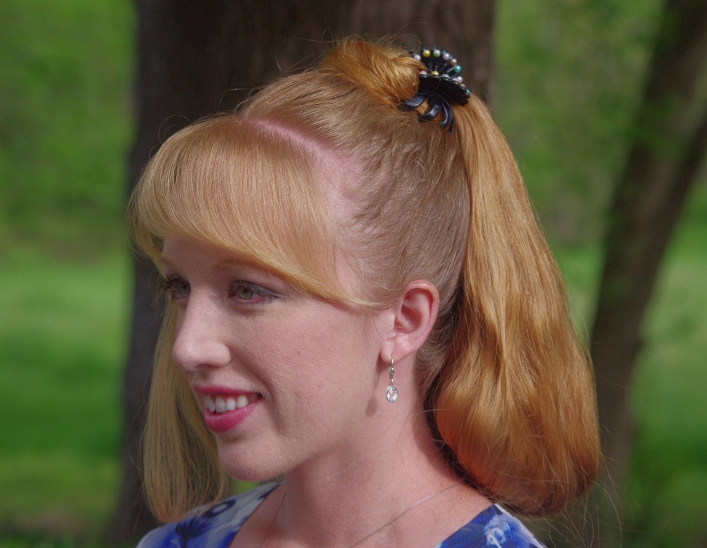 Braids & Hairstyles for Super Long Hair: Smooth Long Bob "Lob" Updo