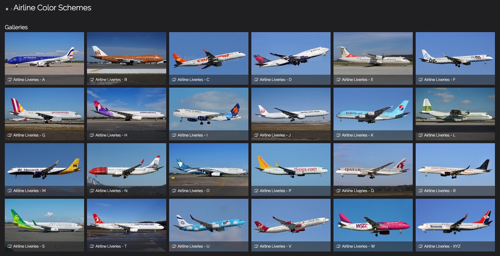 Airline Liveries
