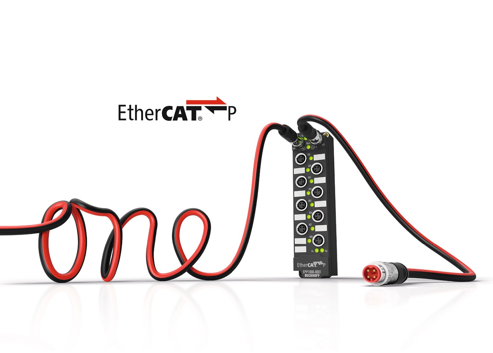 Beckhoff, EtherCAT P는 싱글 케이블로 초고속 통신과 파워 서플라이를 결합한다 [마쉬넨마르크트코리아 2017년 5월]