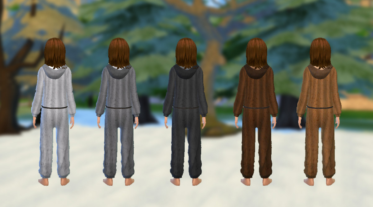 TS4: Prehistoric Winter Fur Outfits | History Lover's Sims Blog