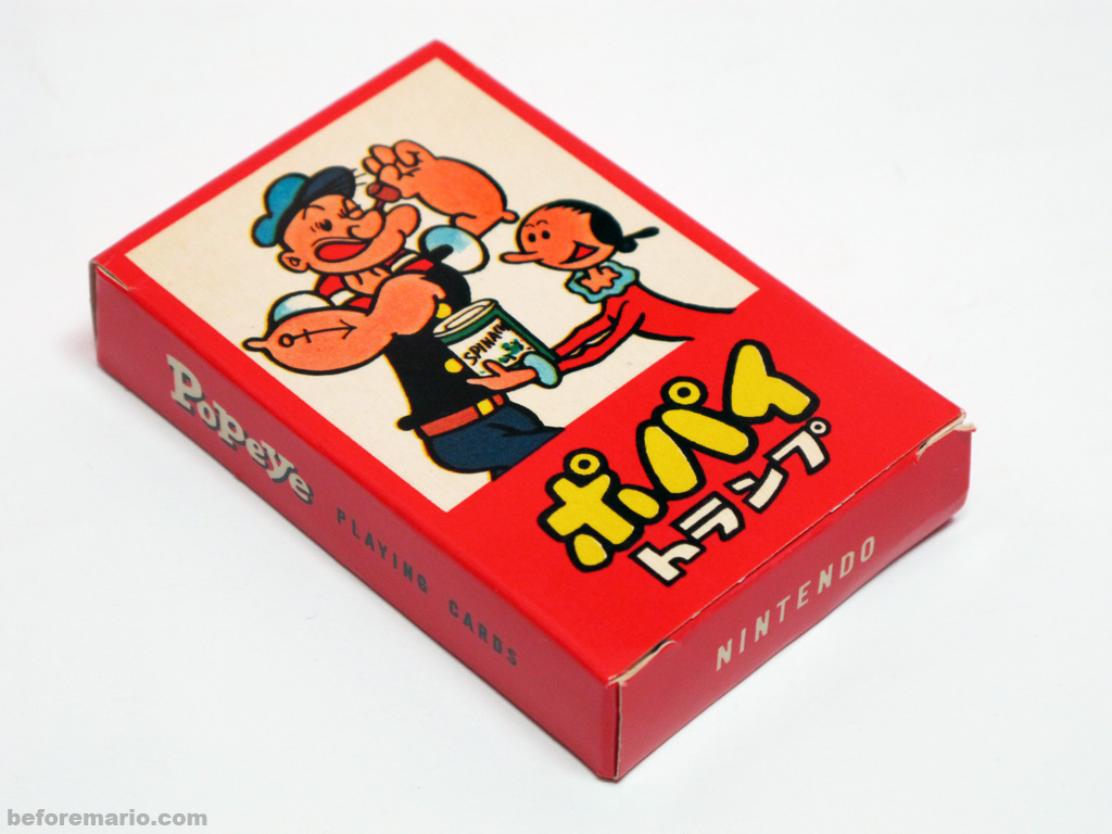 beforemario: Nintendo Popeye Trump cards - San.o Popeye Ramen sales ...