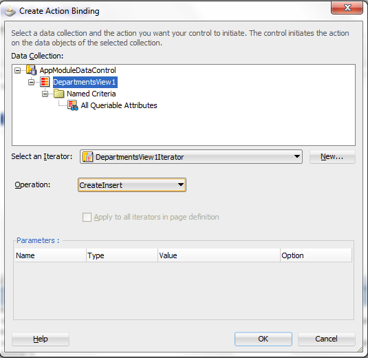 Unwinding Adf Create Adf Input Form Without First Displaying Existing Records