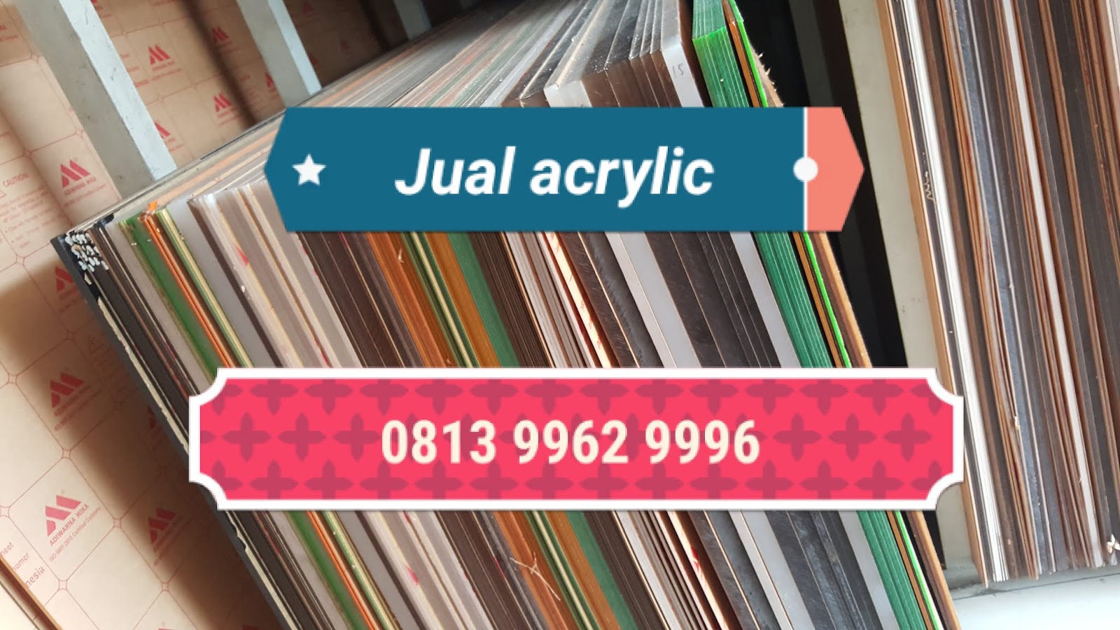 TOKO JUAL ACRYLIC LEMBARAN WARNA DAN CUSTOM STOK BESAR JATI ASIH: Biru ...