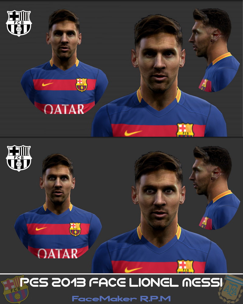 pes-modif: Pes 2013 Face Lionel Messi By R.P.M