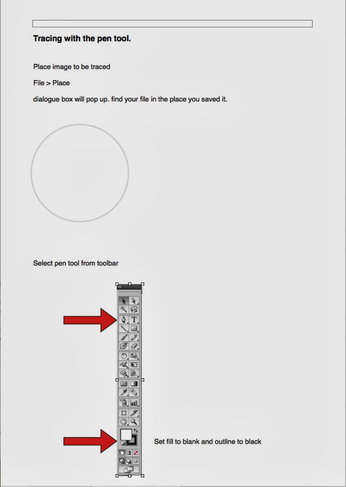 ACF2001 Intro to Digital Art 2015: Illustrator - Using the Pen Tool