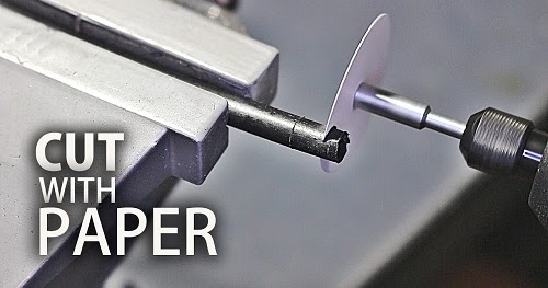 Watch a Paper Disc Cut Through Acrylic, Plastic and Wood!! / The ...