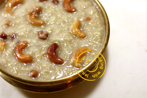 Lemon n Spice: GOTHAMBU PAYASAM / Broken Wheat Kheer - Happy Vishu