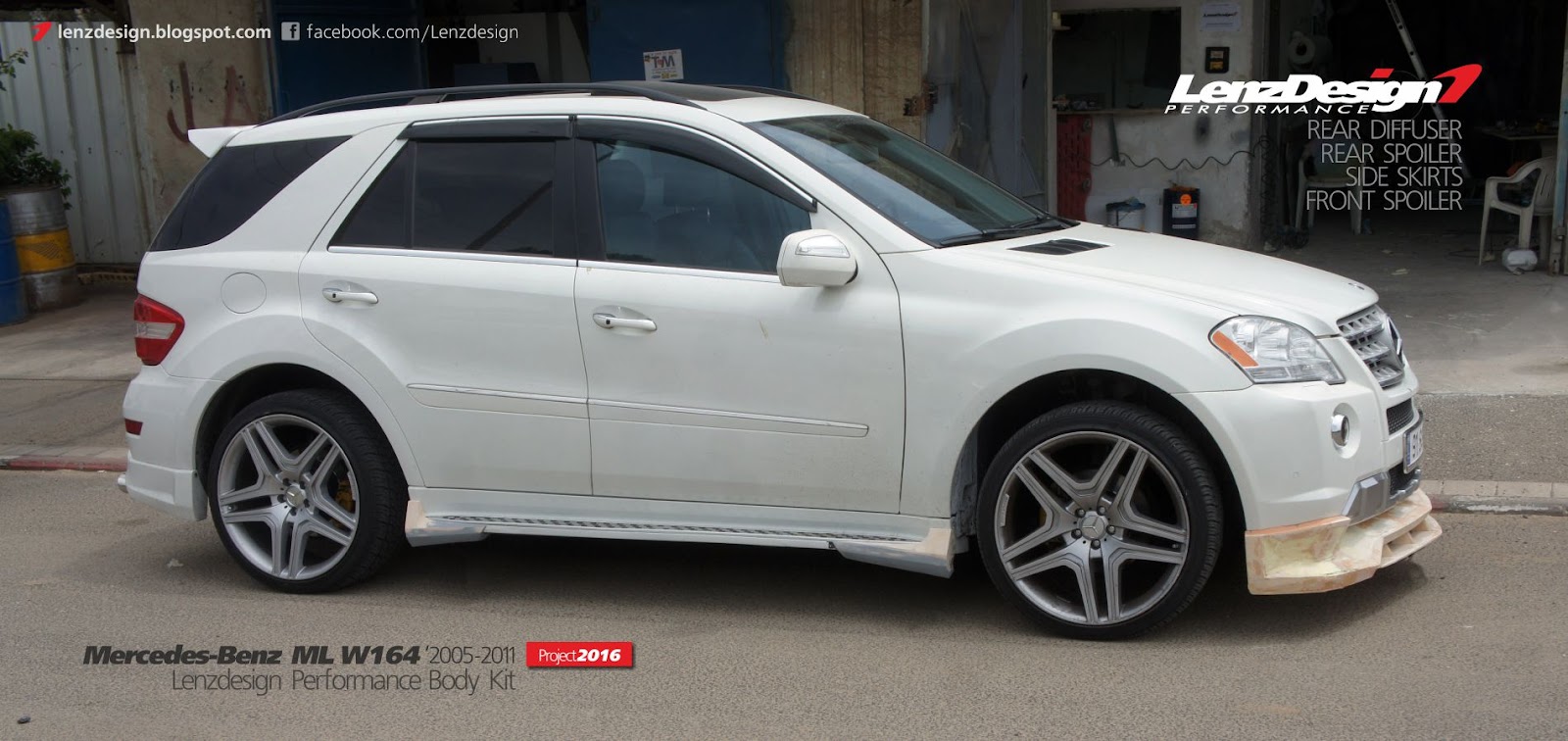 Mercedes-Benz ML W164 Lenzdesign Bodykit & Spoilers