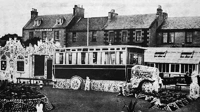 Tour Scotland: Old Photographs Shell House Garden And Bus Leven Fife ...