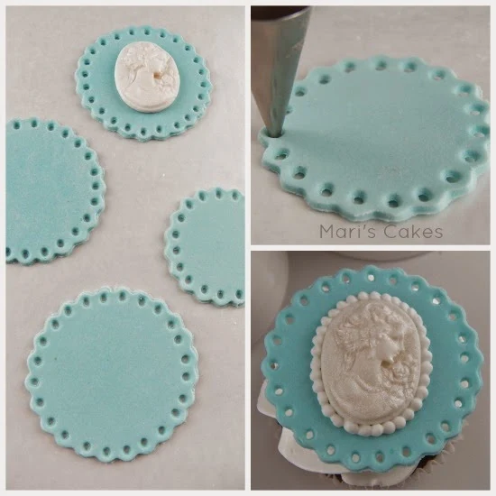 Cupcakes con Toppers de Cameos con Molde de Silicona | Mari's Cakes