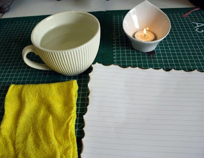 My Creative Scrapbook: Creating Burned Paper Edges by Carla Marchee