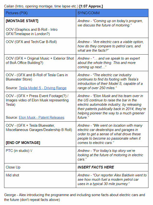 TV News Unit | Finishing Our Script and Timing Ourselves