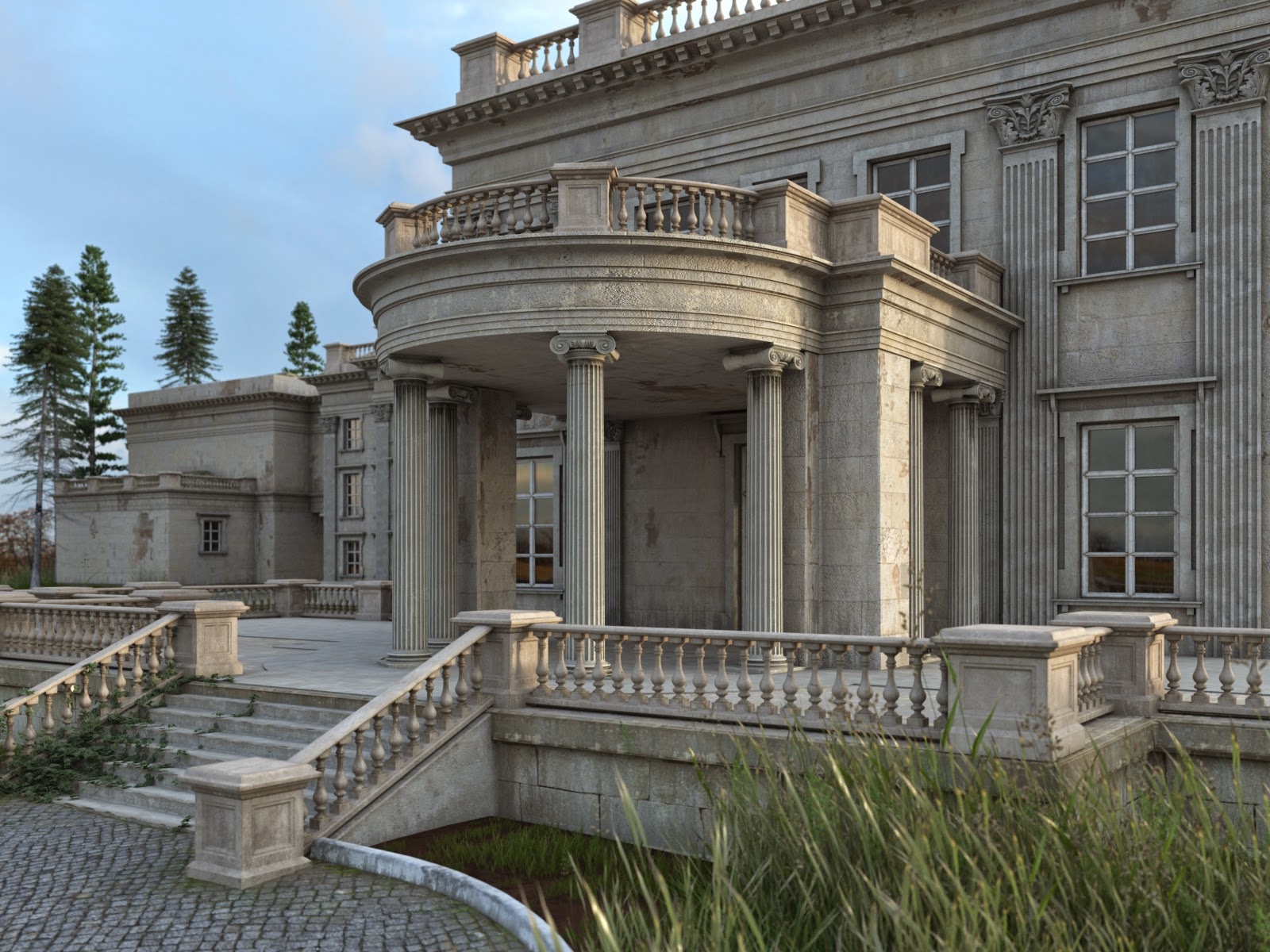Визуализация архитектурных объектов: Lynnewood Hall