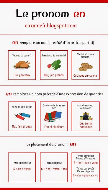 J'aime la langue française: Le pronom en