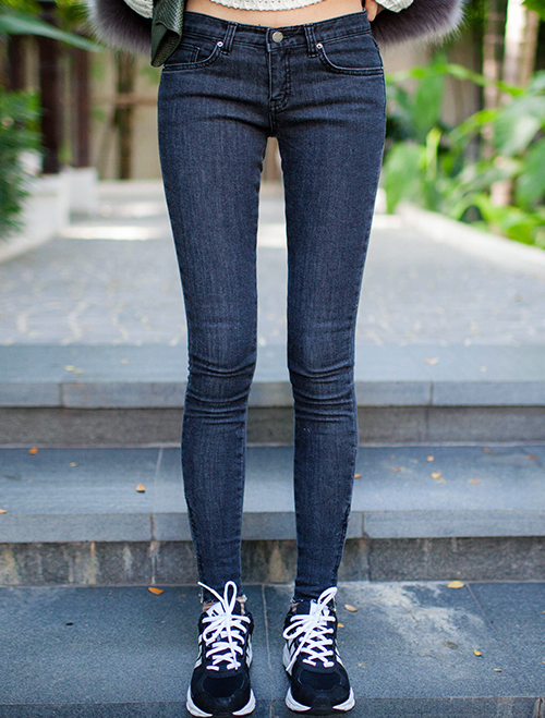 [Chuu] Zip Hem Skinny Jeans | KSTYLICK - Latest Korean Fashion | K-Pop ...