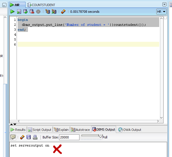 nascent: เรียกใช้ PL/SQL Oracle ด้วย java