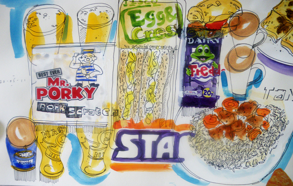 James Brook / Design: David Meldrum – the Food Illustrator