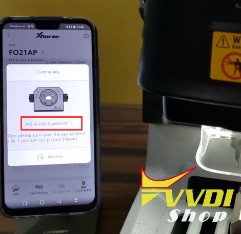 How to cut Ford tibbe key using Condor Dolphin? | Xhorse VVDI Tools ...
