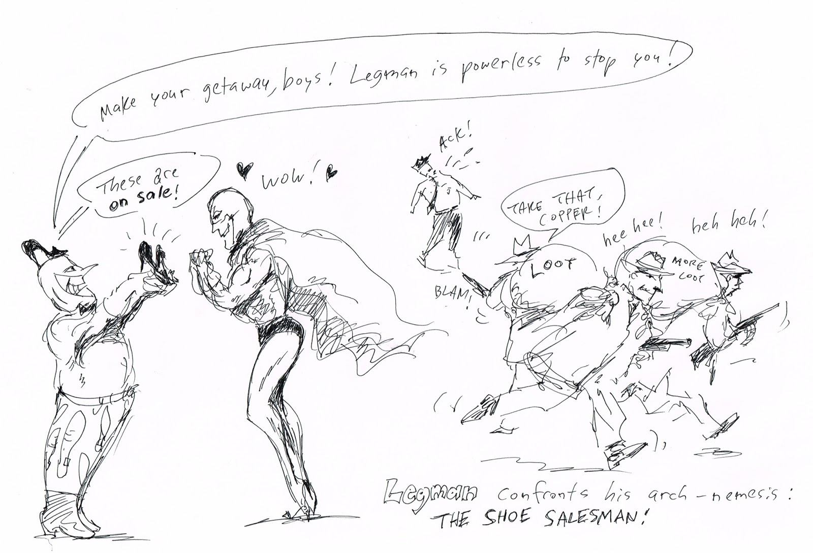 Andy's Art: The Adventures of Legman!