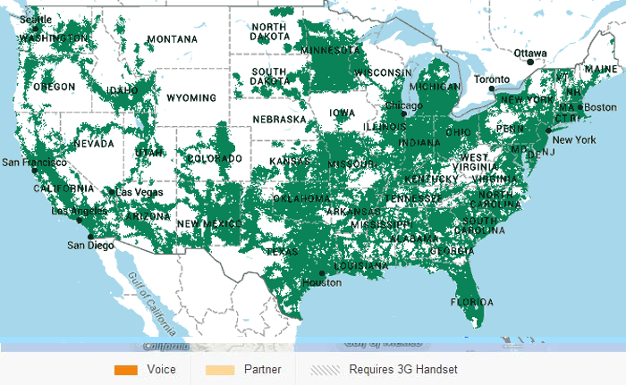 Campus SIMs Coverage Map