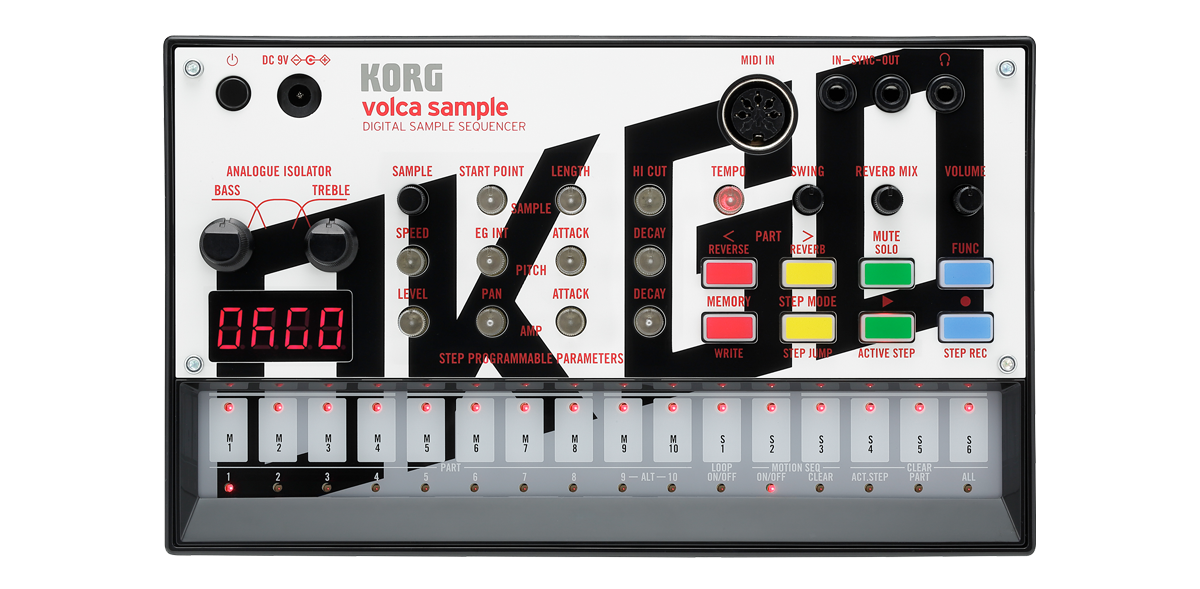 MATRIXSYNTH: KORG Introduces New Volca Sample OK GO Edition