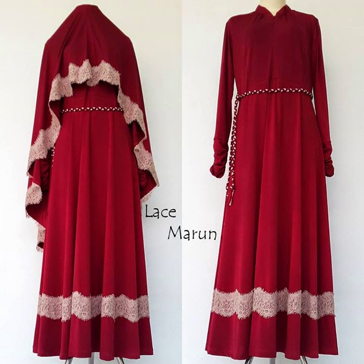 Trend Model Baju Long Dress Muslimah Modern Terbaru