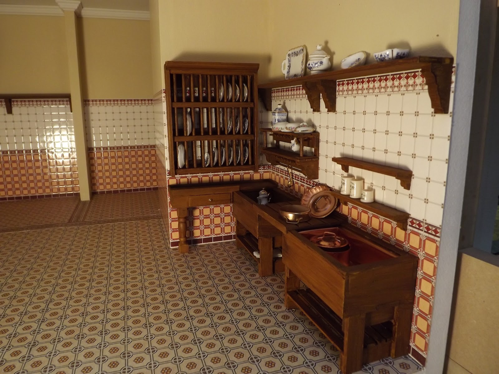 Late Victorian English Manor Dollhouse: 1/12 Miniature from Scratch ...