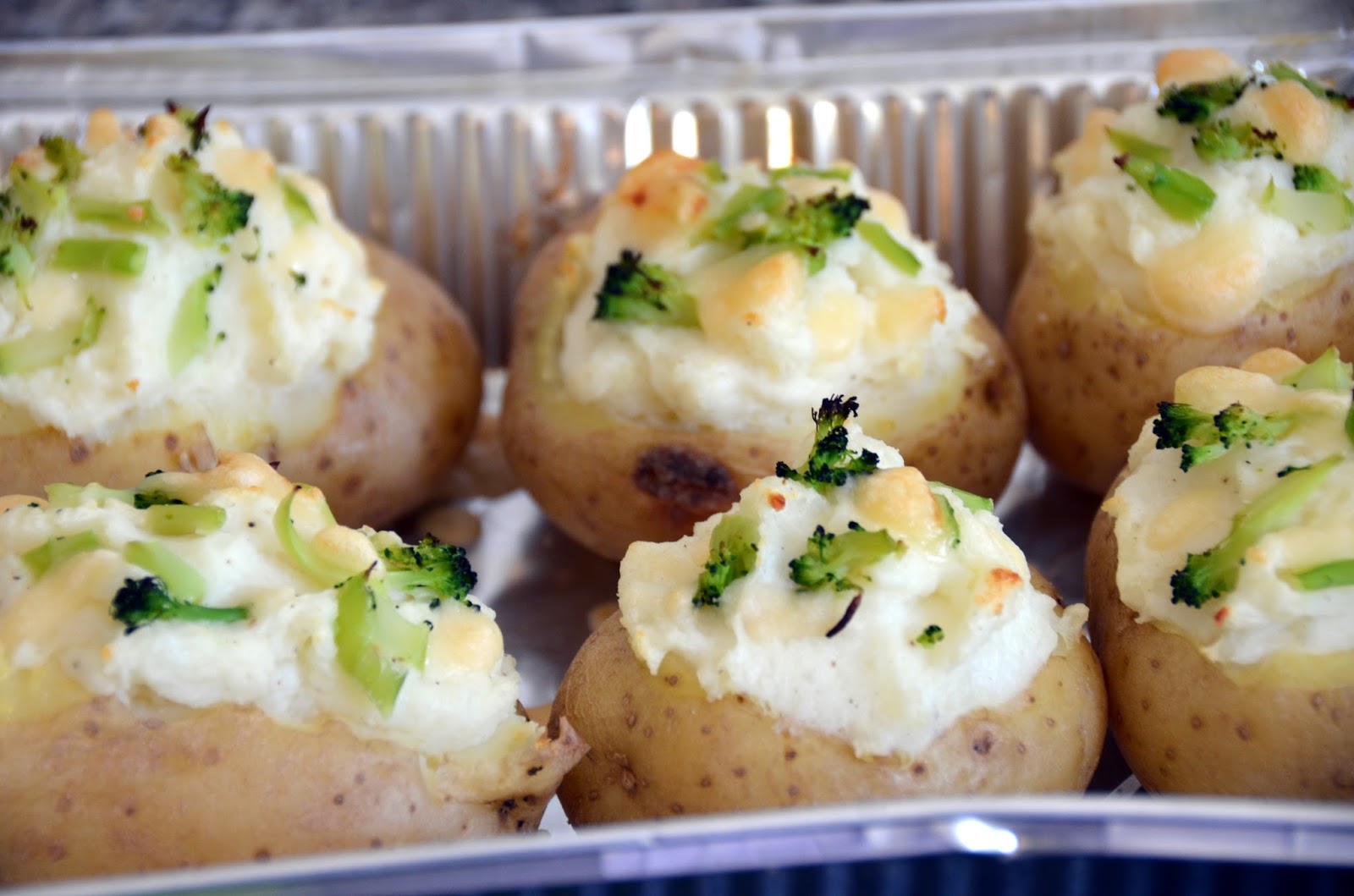 Polkies: Double Stuffed Mashed Potatoes