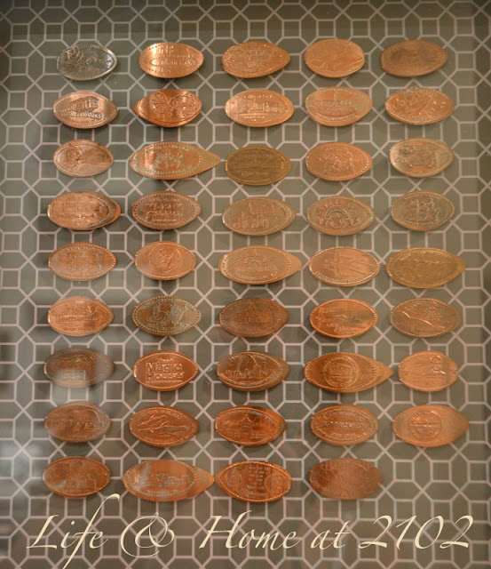 Life & Home at 2102: Displaying my Penny Souvenirs