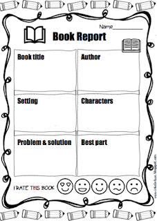 IDEALEDUCA: English library: book reports and bookmarks