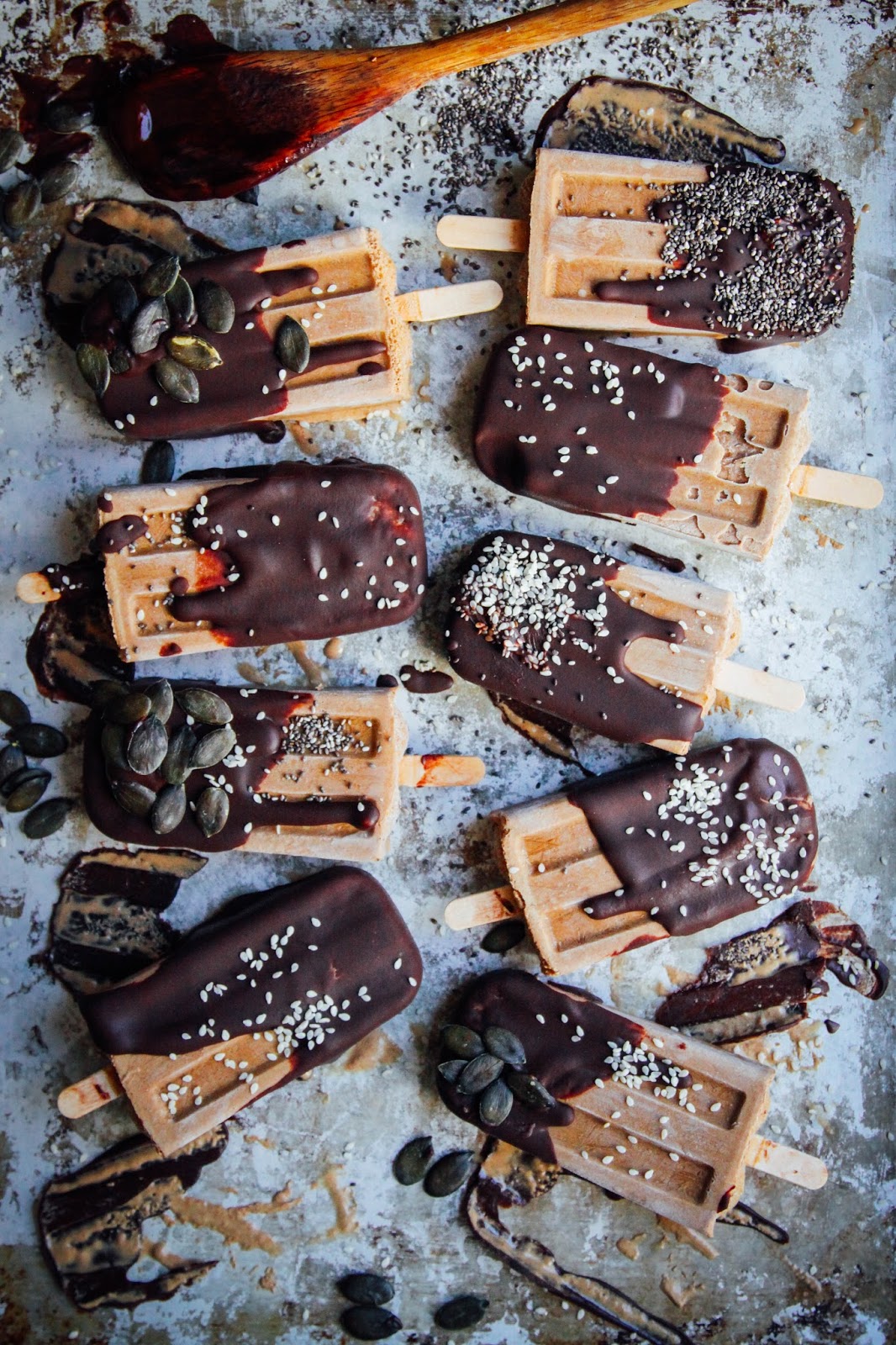 This Rawsome Vegan Life: SUPERFOOD DOUBLE CHOCOLATE POPSICLES