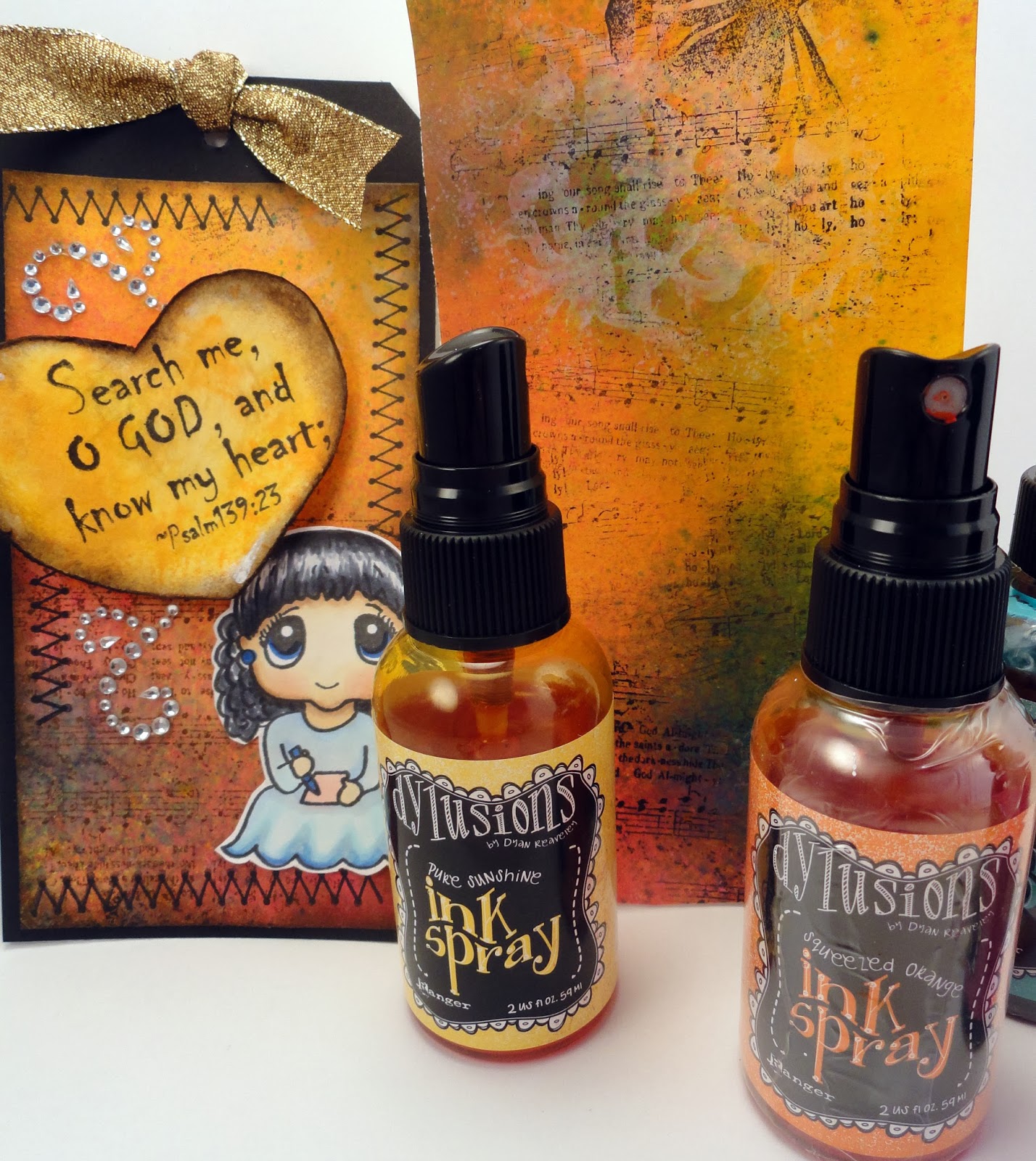 inspired stamps...the blog: dylusions ink spray: TAG