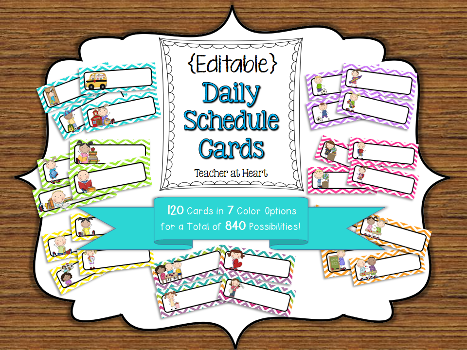 Teacher at Heart: June Currently (Plus Schedule Cards!)