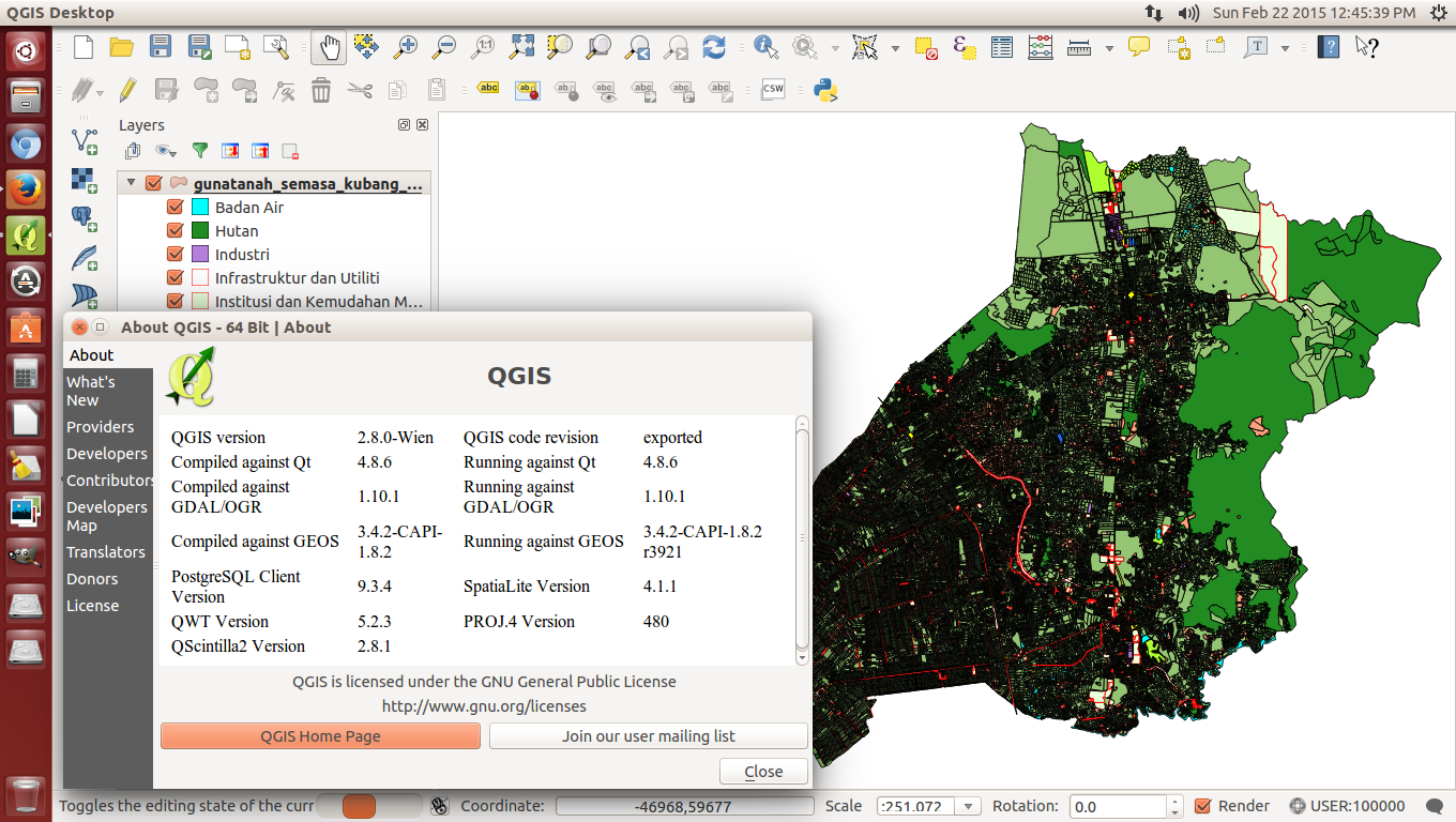 MY QGIS MALAYSIA: Ubuntu QGIS Ver. 2.8 Wien installed! MY QGIS MALAYSIA: Ubuntu QGIS Ver. 2.8 Wien installed!