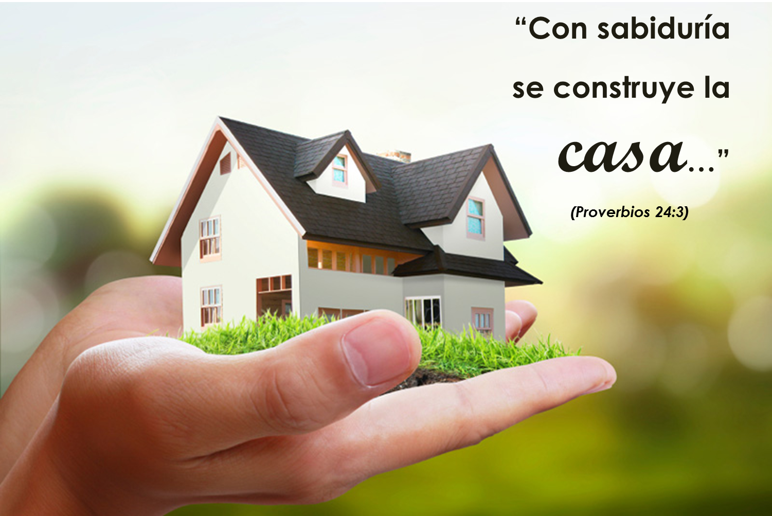 QUIERES QUE EL SEÑOR EDIFIQUE TU CASA, ESCUCHA….