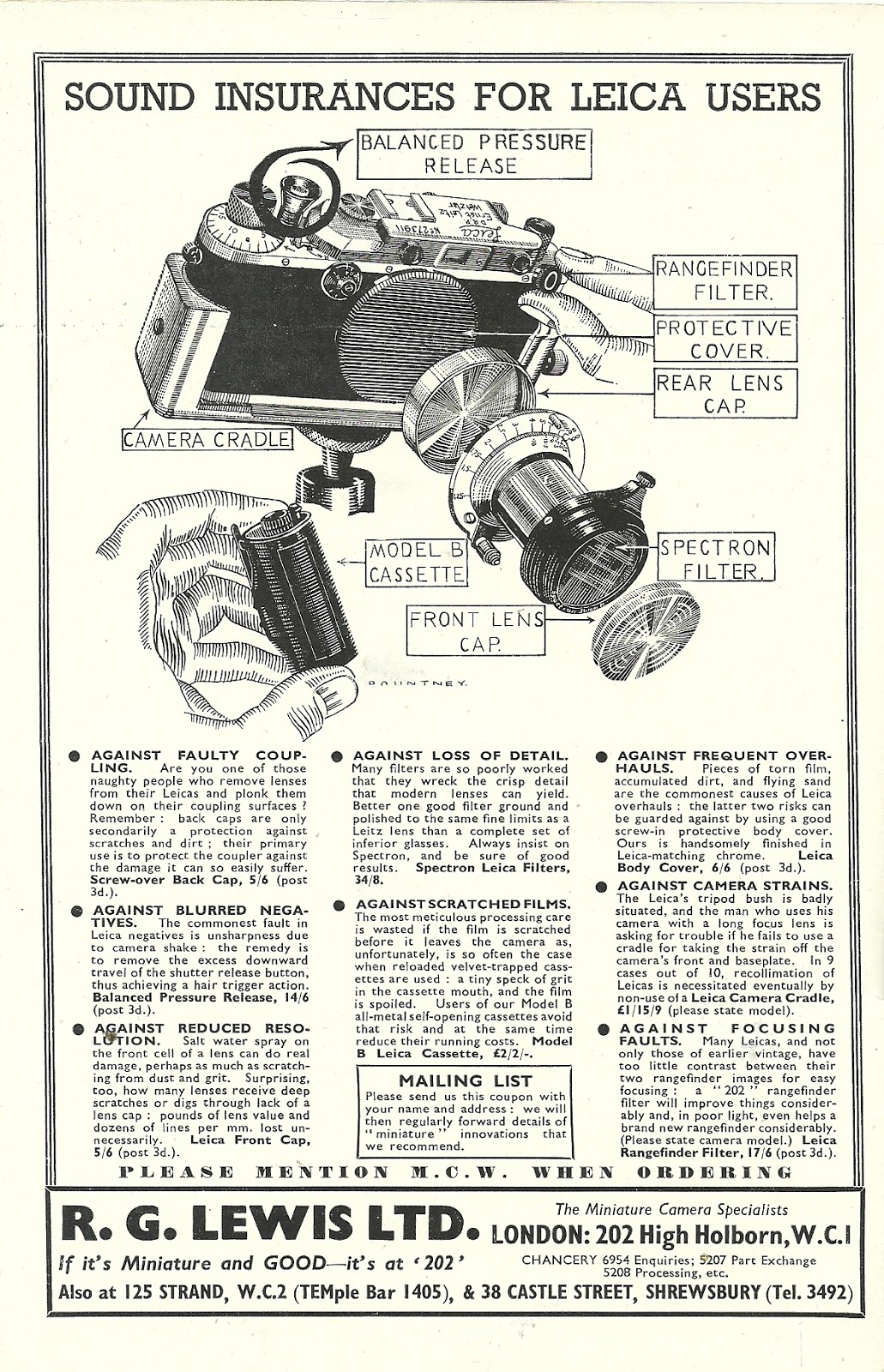 Leica Postal Portfolio 06: Artist at Work- R.G. Lewis copy from 1950