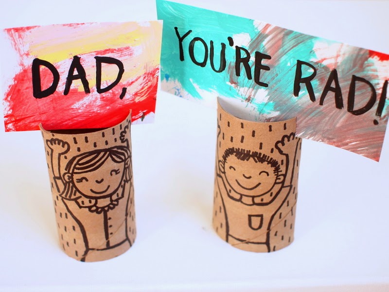 Toilet Paper Roll Father Day Crafts Preschool For Kids*: Father's ...