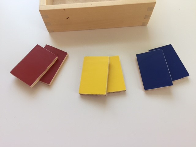 Color Boxes 1 &2 and Color Matching game - "Making Montessori Ours"