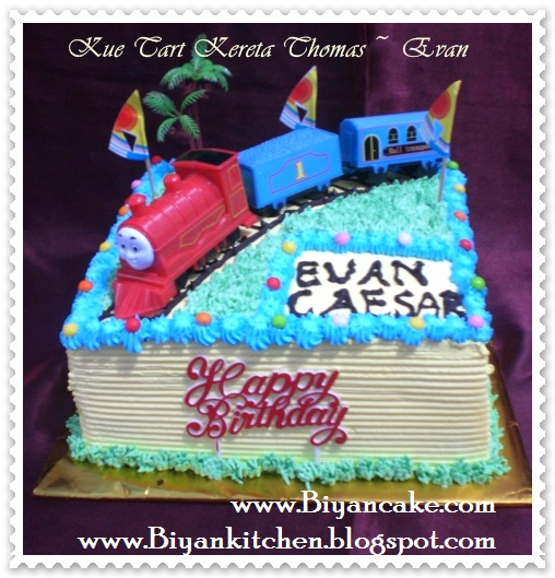 BIyanCakes: Pesan kue enak di Bekasi : Kue Tart Kereta Thomas