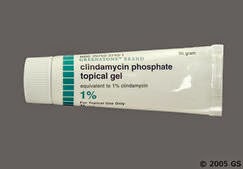 Cleocin (clindamycin gel) used to treat infections with anaerobic bacteria