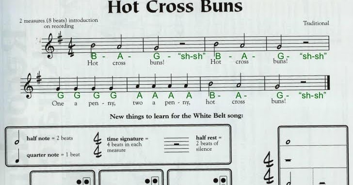 The Music Lady: Recorder Karate Music with Note Names