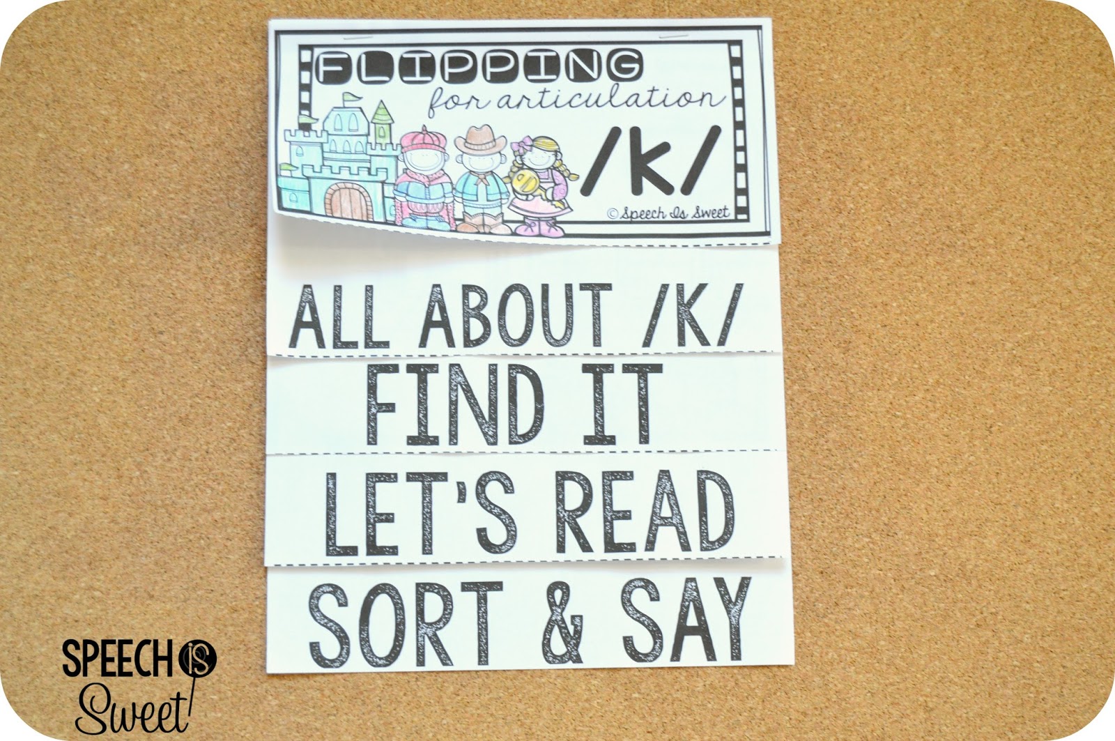 Articulation Flip Books - Speech is Sweet